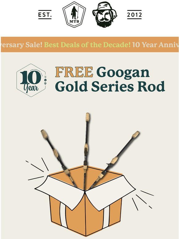 Mystery Tackle Box: FREE Googan Gold Series Rod? Yes please. | Milled