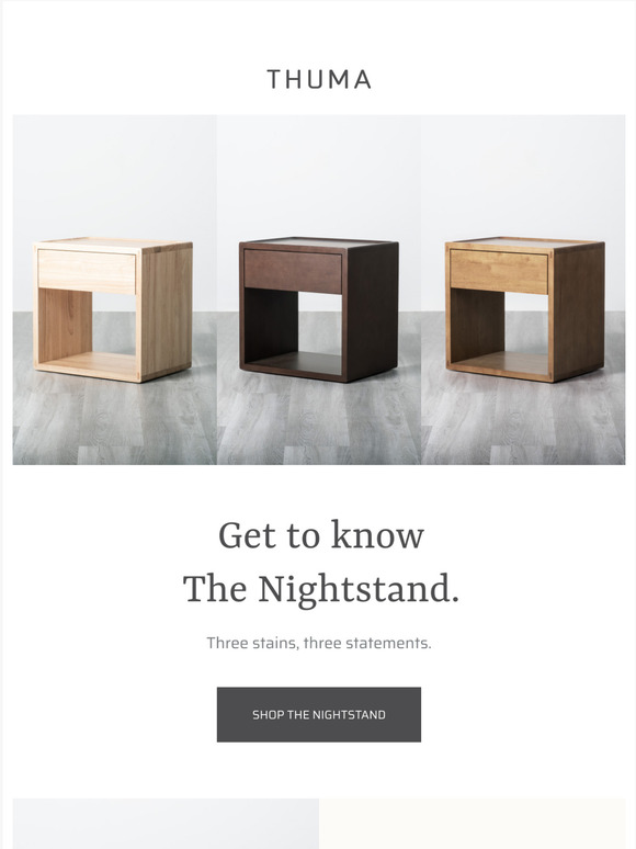 Thuma: Get to know The Nightstand. | Milled