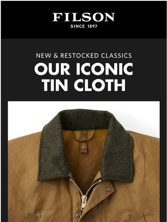 Filson: Our Iconic Tin Cloth | Milled