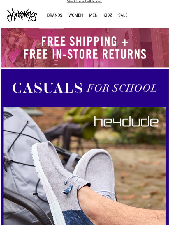 Journeys: The Hey Dude you NEED for school 🤩 | Milled