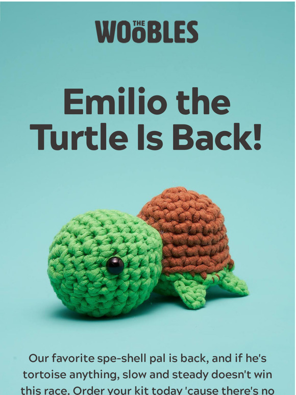 Woobles: Get turtle-ly excited, Emilio's back 🐢 | Milled