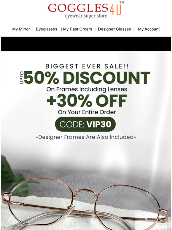 Goggles4u: 🚩 This Is Your Last Chance For 2 In 1 Exclusive Sale | Milled