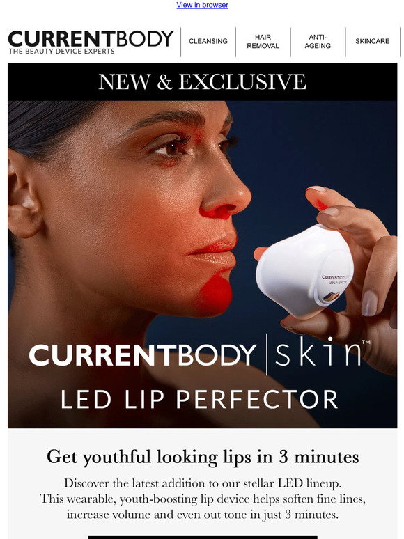 CurrentBody: NEW IN: CB SKIN LED Lip Perfector 👄 | Milled