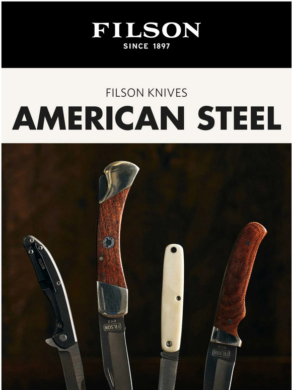 Filson: American-Made Knives | Milled