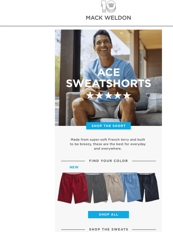 Mack Weldon: Not your dads sweats. | Milled