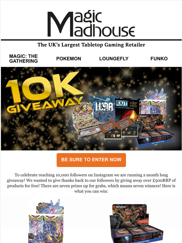 Magic Madhouse: Enter and win £500 worth of products! ⚡ | Milled