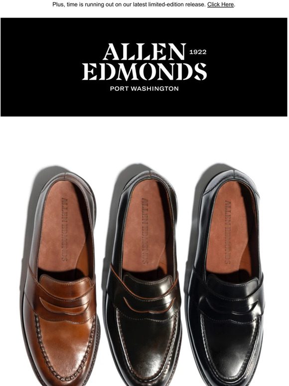 Allen Edmonds Email Newsletters: Shop Sales, Discounts, and Coupon Codes
