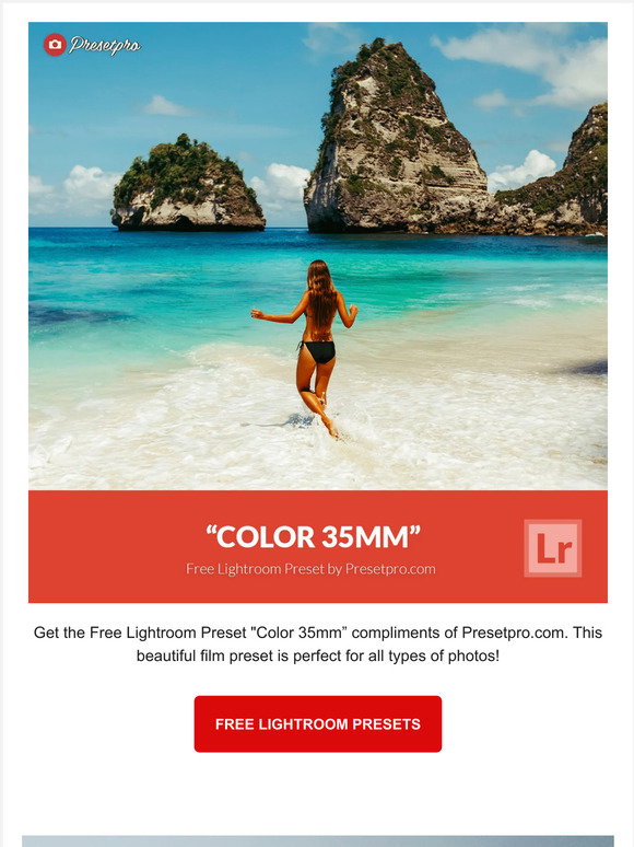 Presetpro: Free Lightroom Preset "Color 35mm" | Milled