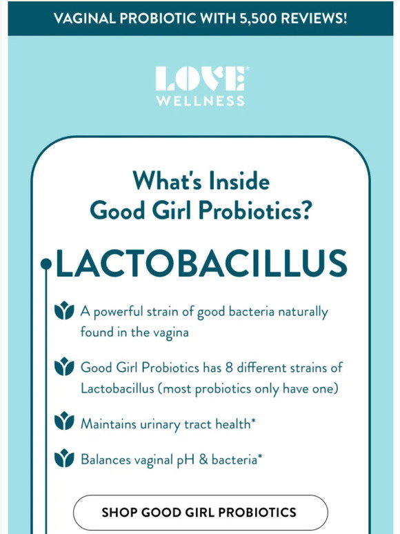 Love Wellness: Your next probiotic! | Milled