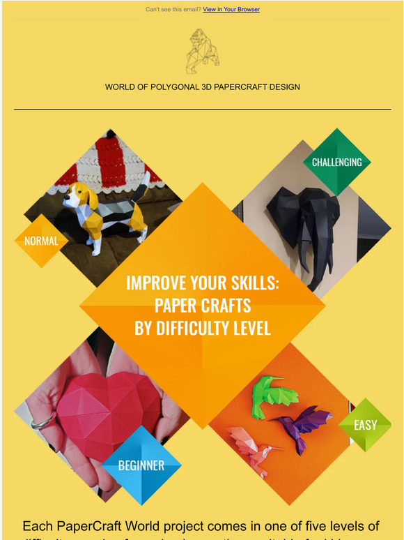 PaperCraft World (US): Are you an advanced crafter? 👀 | Milled