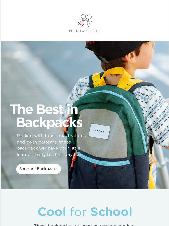 NINI and LOLI: Back to School: The Backpack Edit 📚 | Milled