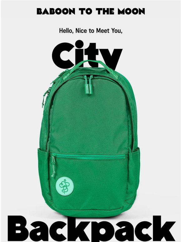 Baboon To The Moon City Backpack