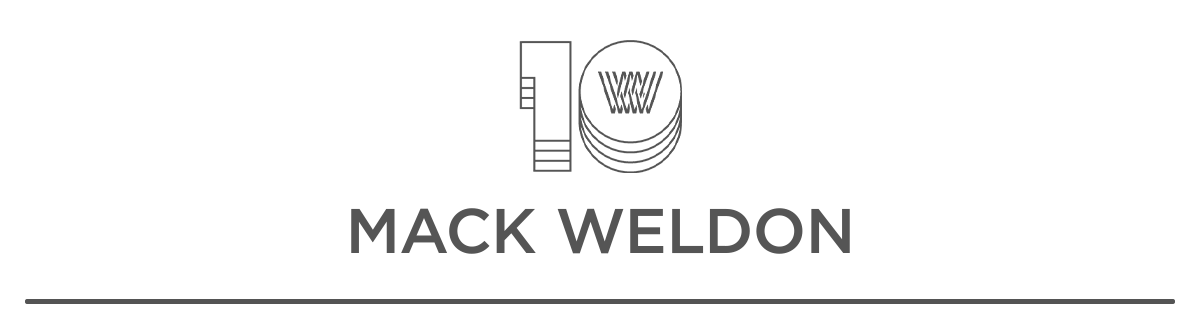 Mack Weldon: The stuff that made Mack Weldon. | Milled