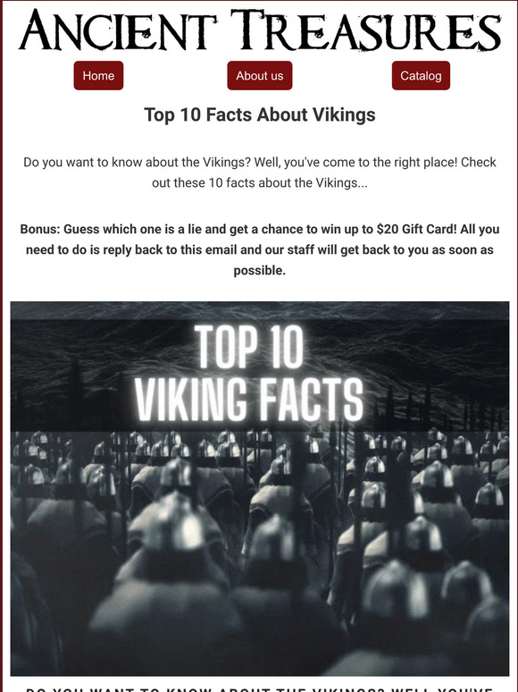 Ancient Treasures: The TOP 10 Viking facts you need to know! | Milled