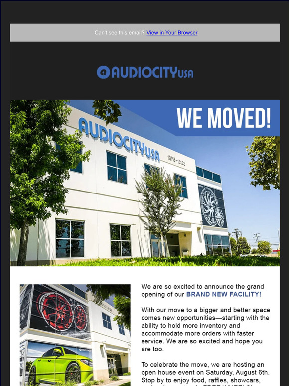 AudioCity: 🚨 🚨 Come Visit Us At Our BRAND NEW LOCATION 🚨 🚨 | Milled