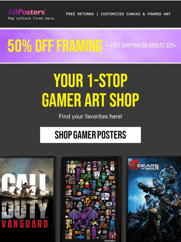 AllPosters: 🎮Gamers! We've got posters of whatever you're into. | Milled