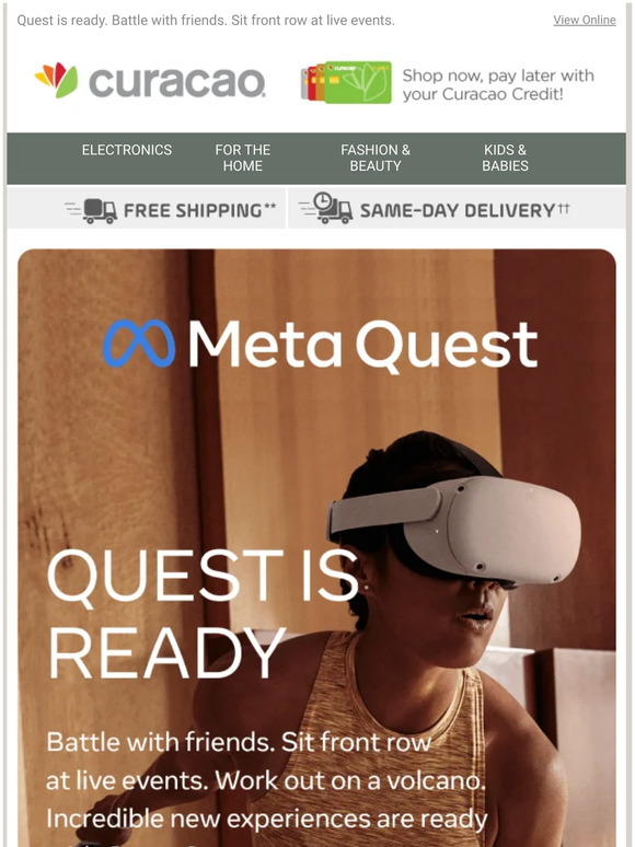 Curacao: Meta Quest products available at Curacao! | Milled