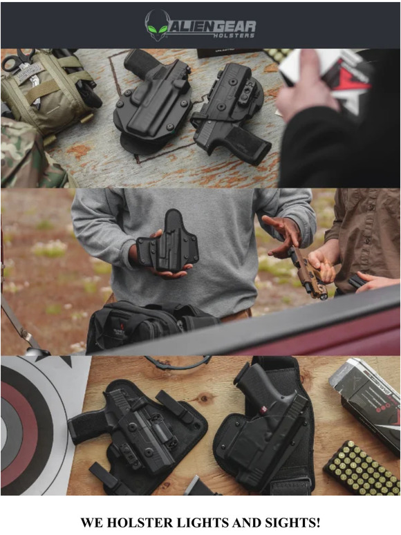 Alien Gear Holsters: WE HOLSTER LIGHTS AND SIGHTS! | Milled