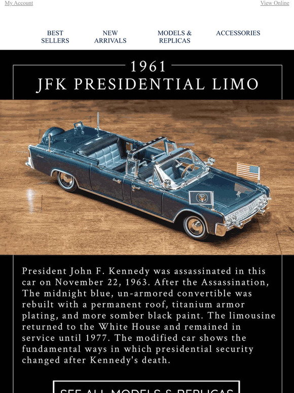 Creations & Collections: 1961 Lincoln X-100 Kennedy Presidential ...
