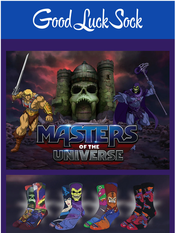 Good Luck Sock: Our Masters Of The Universe designs are here! | Milled