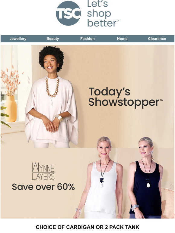 The Shopping Channel: 3 Today’s Showstopper™ Offers - WynneLayers, LG ...