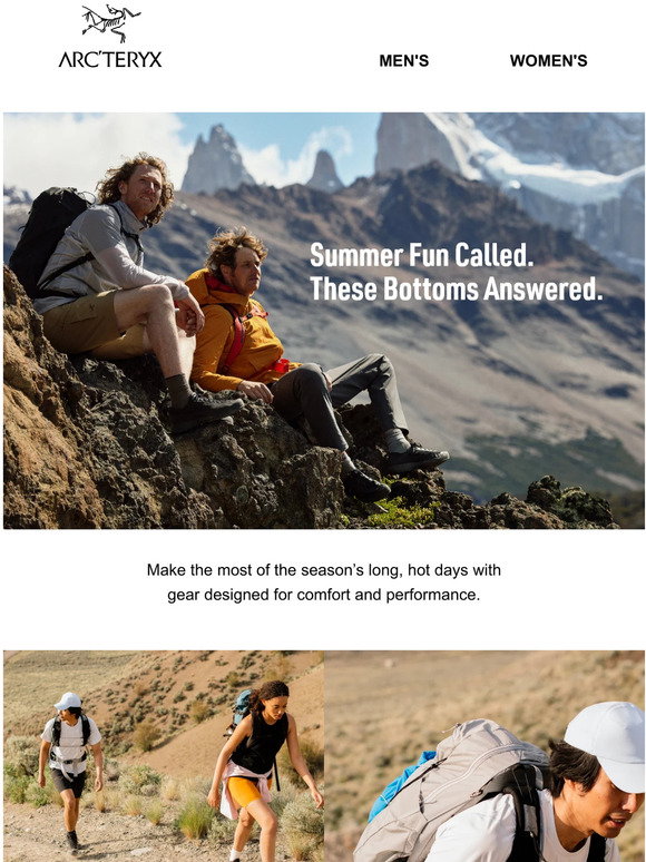 Arc'teryx: Hot Weather, Cool Bottoms | Milled