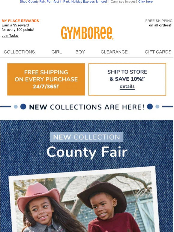 Gymboree: NEW Collections are HERE! 🎡🎁💕 | Milled