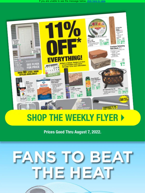Menards: Your NEW Weekly Flyer Is Here! | Milled