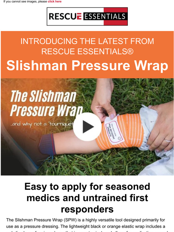 Rescue Essentials: Slishman Pressure Wrap: Lightweight, compact and ...