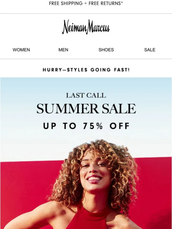 Neiman Marcus: 75% off! The season's biggest savings | Milled