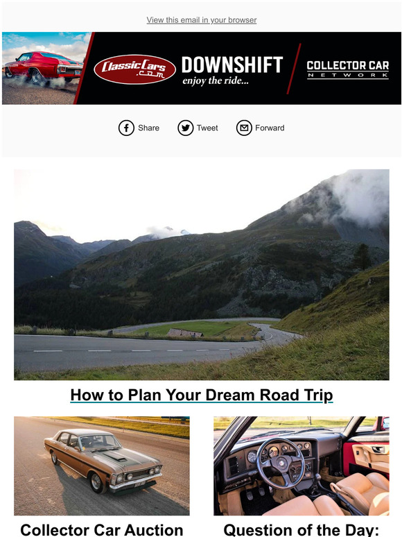 ClassicCars: How to Plan Your Dream Road Trip | Milled