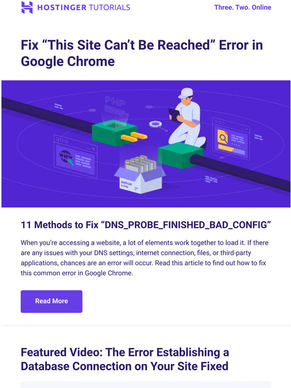 Hostinger: 🤓 , learn how to fix common errors in Google Chrome | Milled