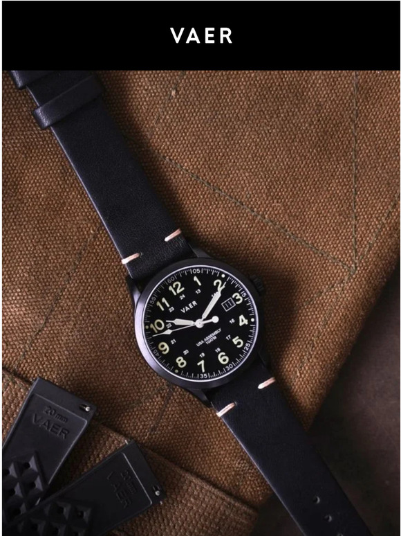 Vaer Watches: Introducing: Our New PVD Tactical Field Watch | Milled