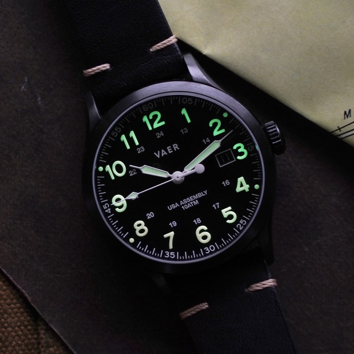Vaer Watches: Introducing: Our New PVD Tactical Field Watch | Milled