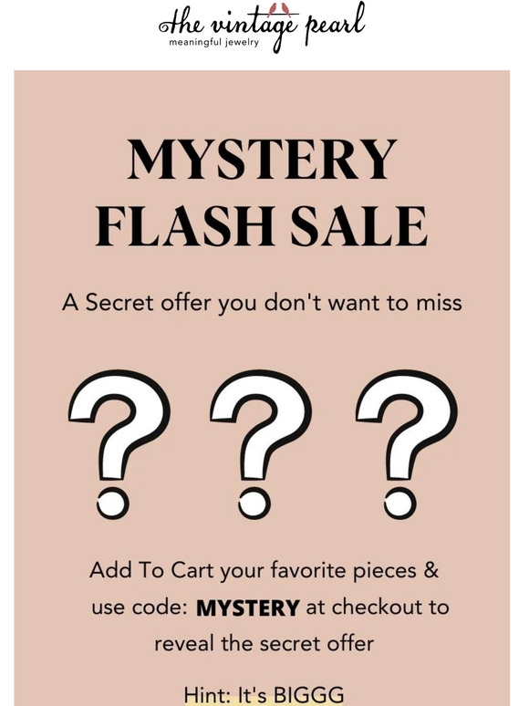 The Vintage Pearl: secret offer 🤫 | Milled