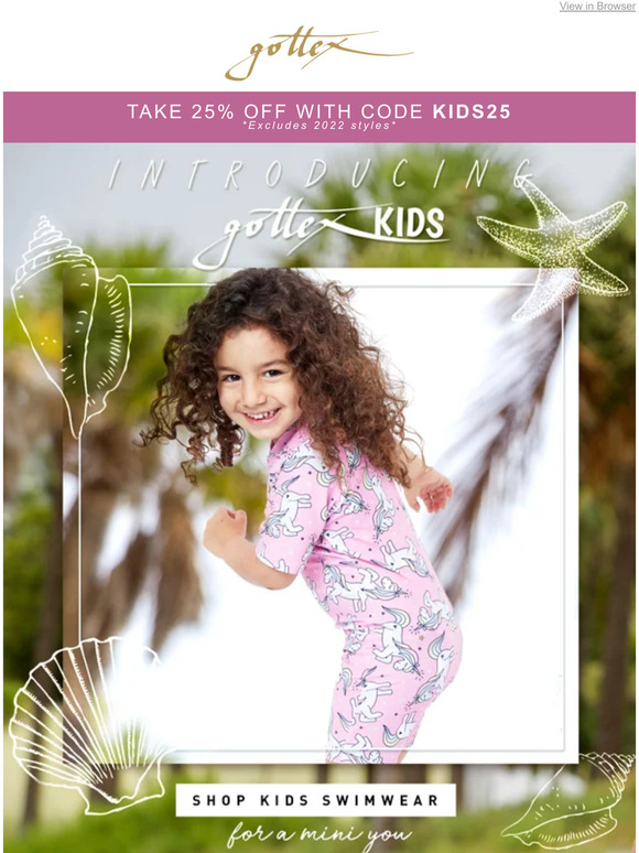 Gottex: Shop Kids Swimwear For Your Mini | Milled