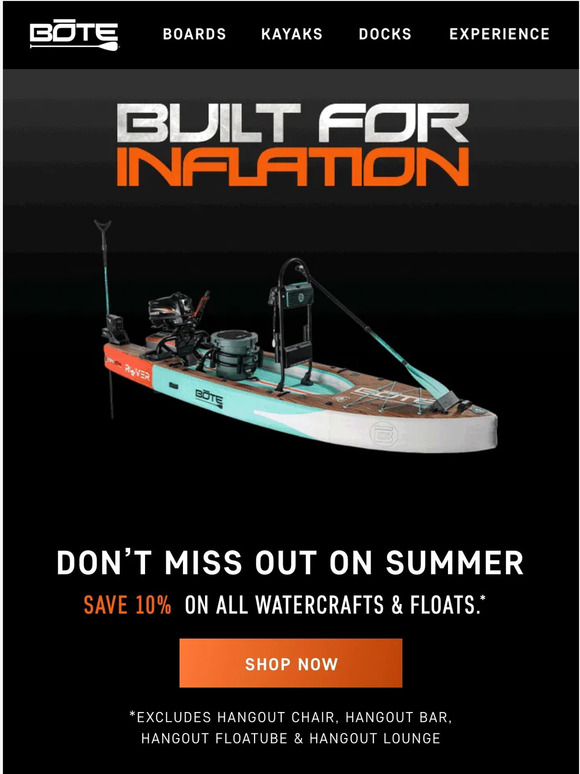 boteboard: 10% Off BOTE Watercraft & Floats | Milled
