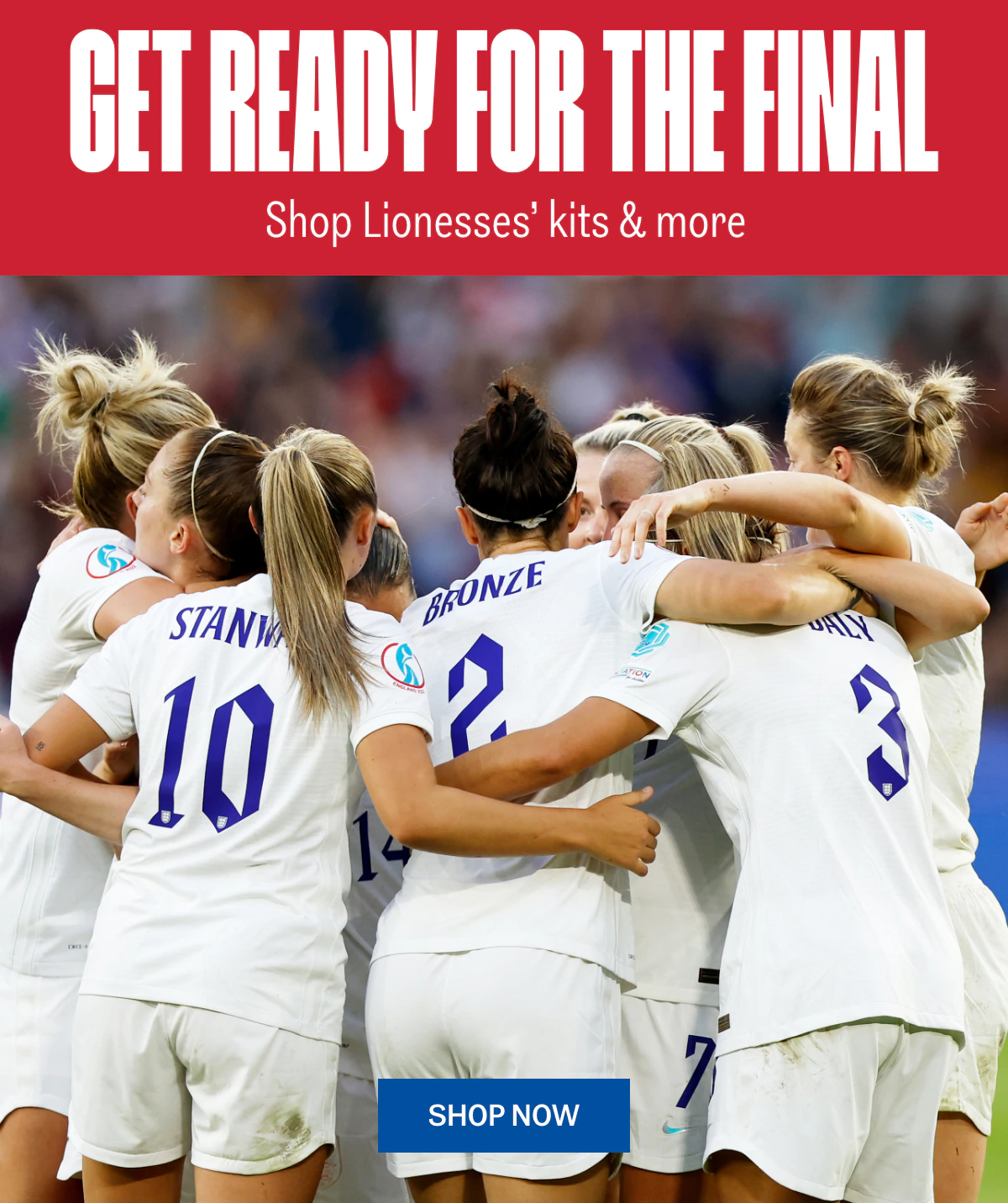 England Store: Kick Off Your Weekend With Lionesses' Kits | Milled