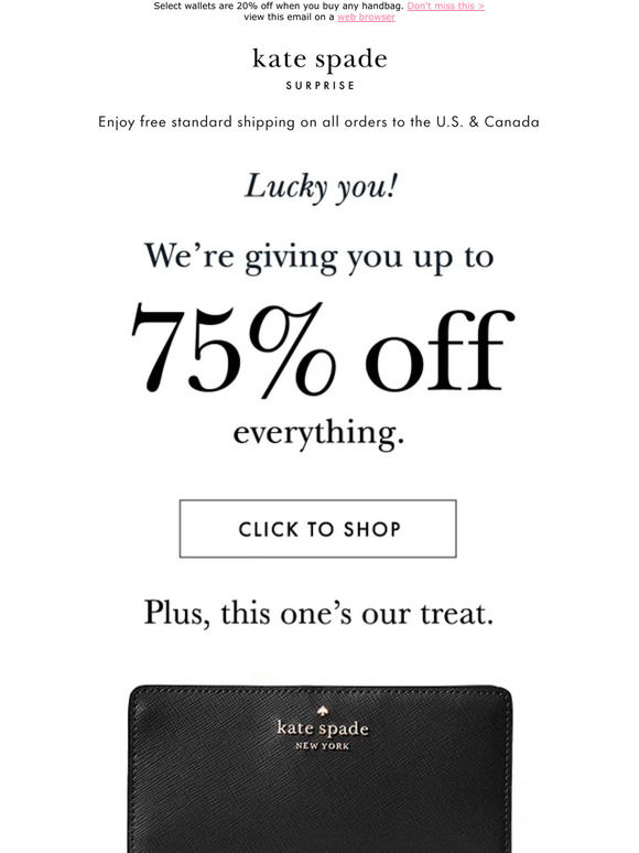Kate Spade New York Email Newsletters: Shop Sales, Discounts, and ...