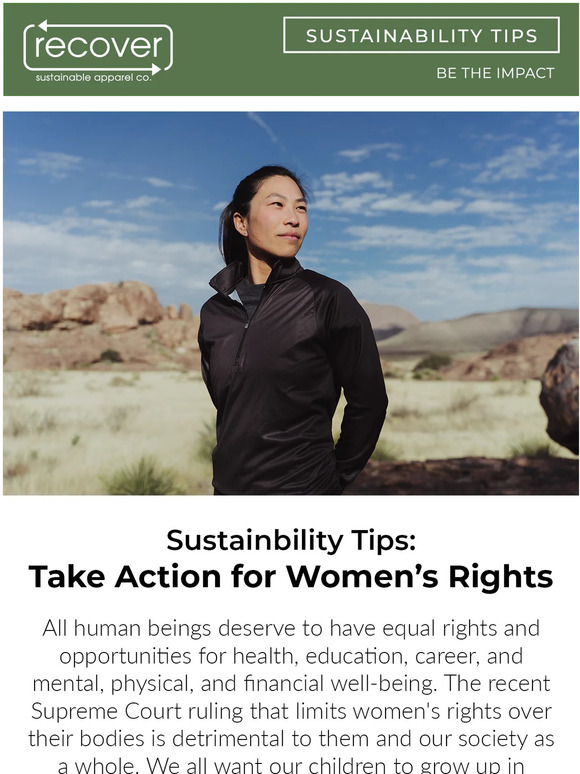 Recover: How To Take Action For Women's Rights | Milled