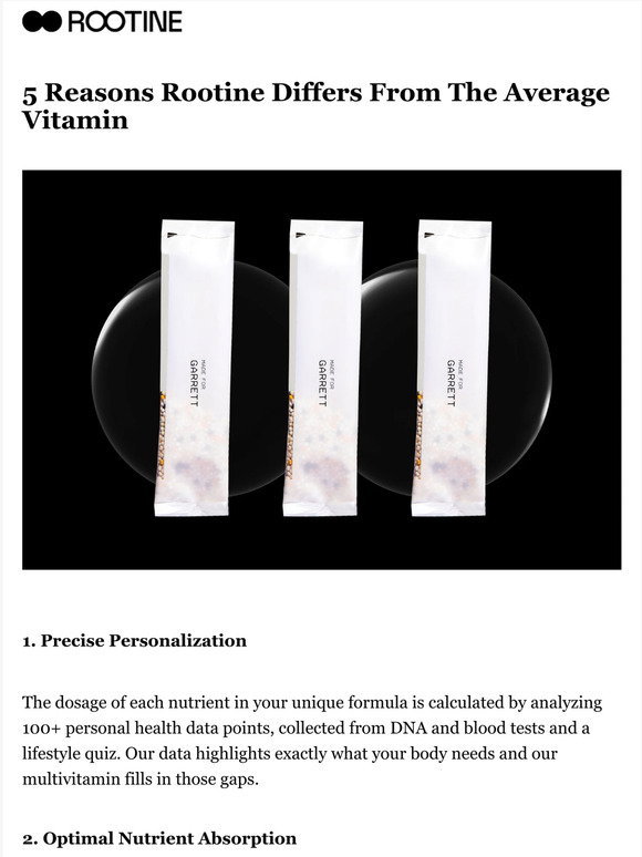 Rootine: 5 reasons Rootine differs from the average vitamin🔬 | Milled
