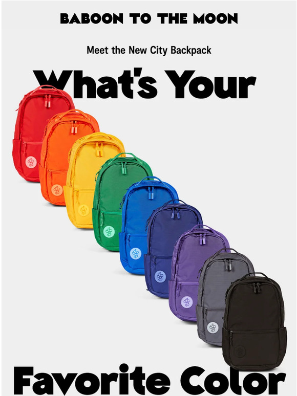 Baboon To The Moon: ICYMI: THE NEW CITY BACKPACK | Milled