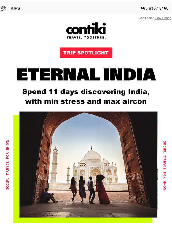 Contiki: Explore India with NO stress? Yes, please! | Milled