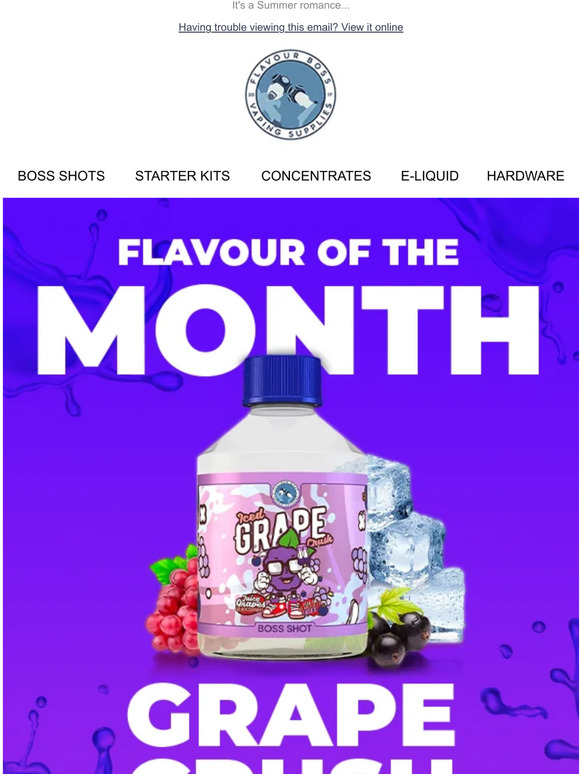 Flavour Boss: August’s Flavour of the Month🍇 | Milled