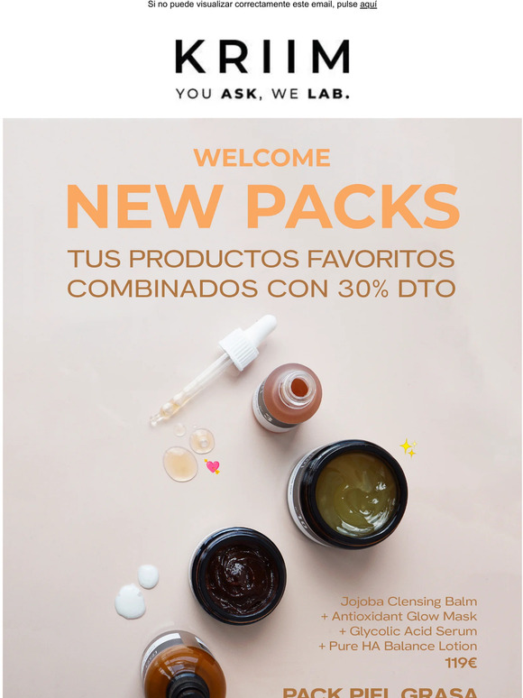 kriim ES: 🥰¡Nuevos PACKS! Facial / Capilar / Corporal | Milled