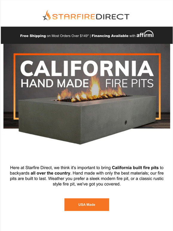 Starfire: The best made fire pits come from California 🔥 | Milled
