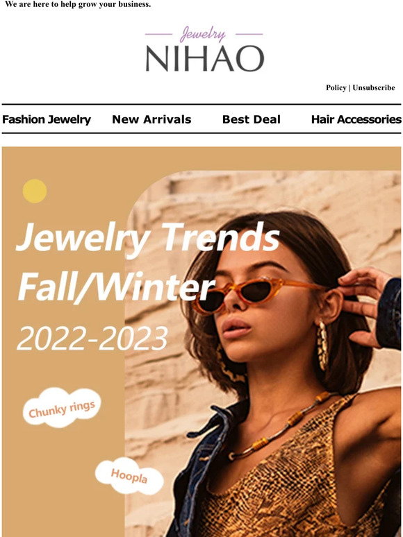 Nihao Jewelry: JEWELRY TRENDS: FALL/WINTER, 2022-2023 | Milled