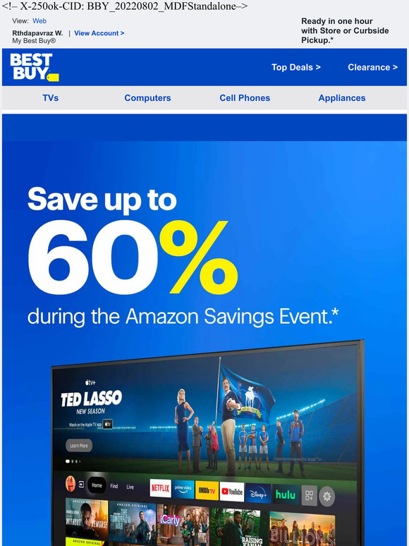 Best Buy Email Newsletters: Shop Sales, Discounts, and Coupon Codes