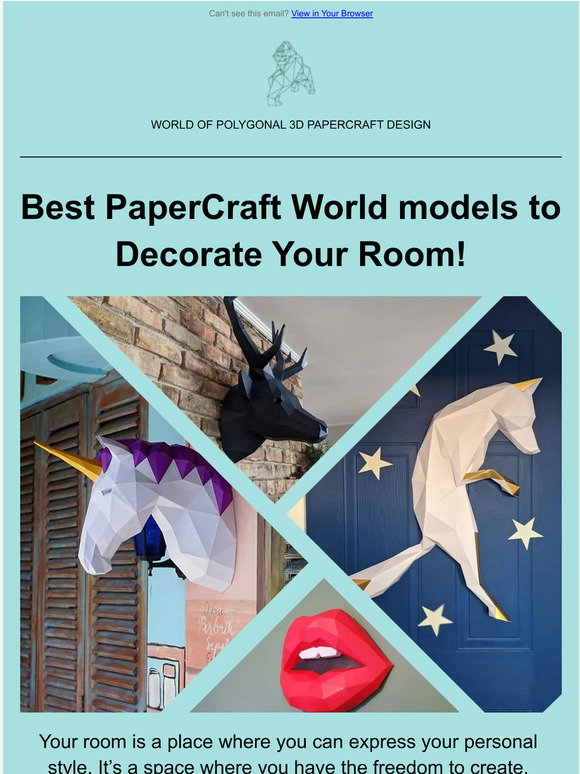 PaperCraft World: Get Inspired by These Room Papercraft Decors 💫 | Milled