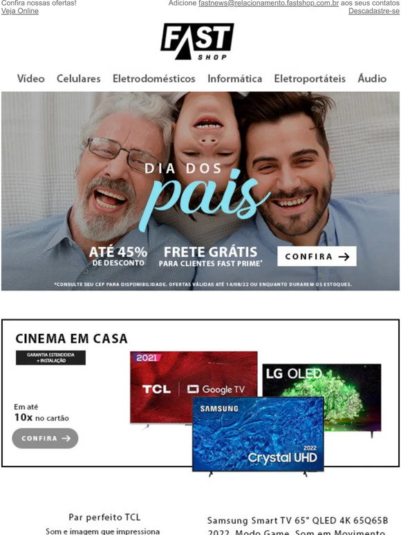Fast Shop: Confira as melhores ofertas que separamos para você! | Milled